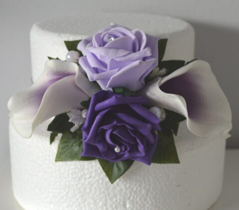Cake Toppers for Wedding Cakes - Artificial Flower Sprays