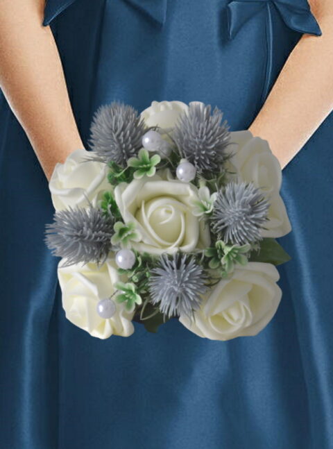Thistle & Rose Wedding Bouquets - Artificial - Flower Girl Posies