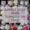 Artificial Wedding Flower Sample Rose – Over 60 Colours