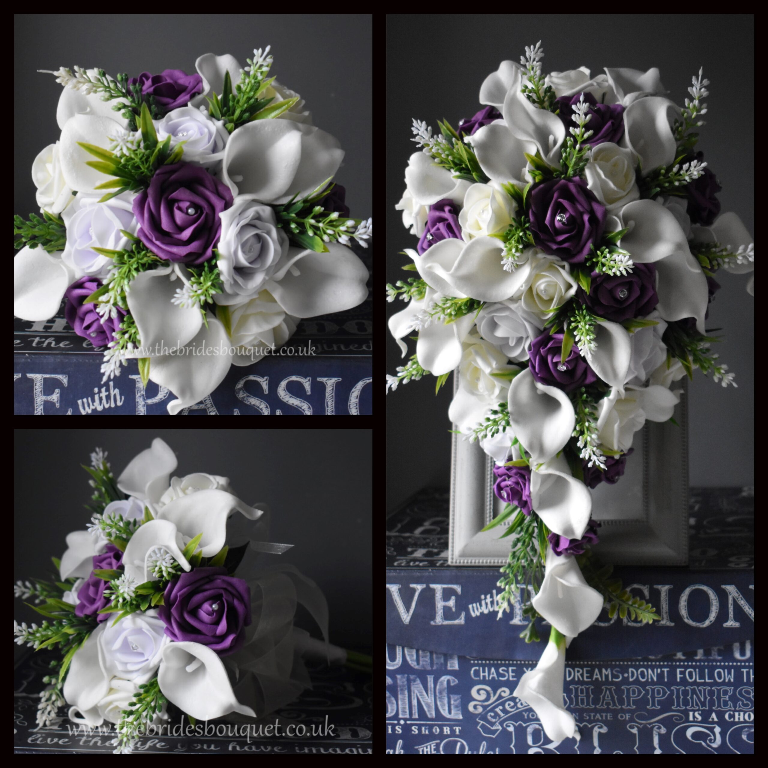 Artificial Wedding Flower Package - Realistic Bridal Flowers