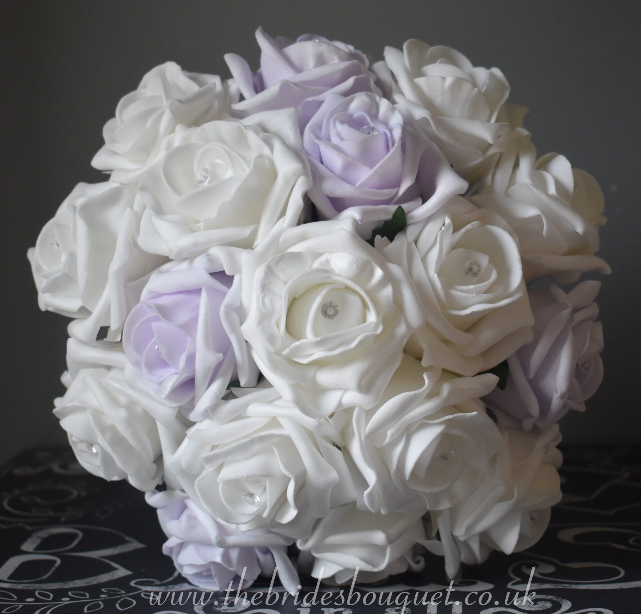 Artificial Rose Bridal Bouquet - Bridesmaid Posy - Any Colour Combination