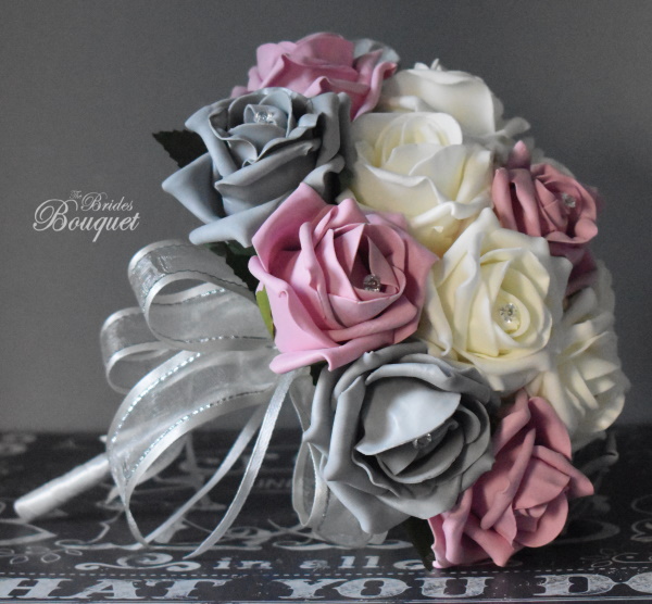 Artificial Wedding Bouquets - ANY Colour Combo Bridal Flowers