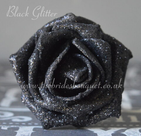 Glittered Rose Bridal Flowers - The Brides Bouquet UK