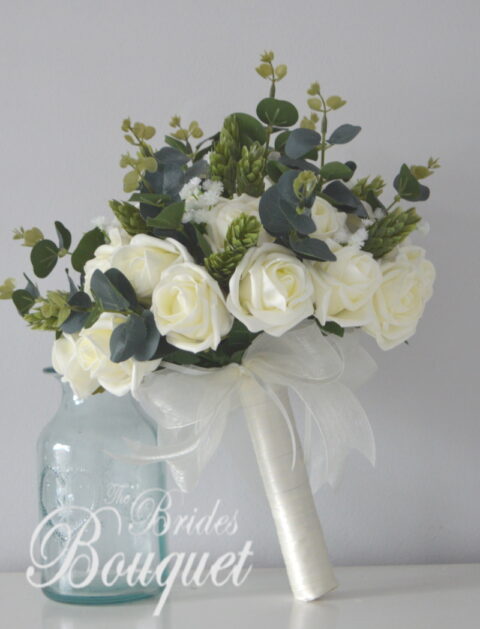 Hop & Rose Wedding Bouquets - Artificial Bridal Flowers