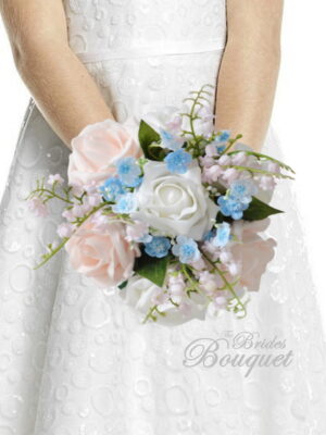 Spring Wedding Bouquets - Forget me Not & Lily of the Valley Posy