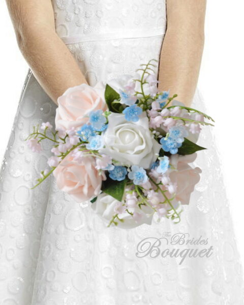 Spring Wedding Bouquets - Forget me Not & Lily of the Valley Posy
