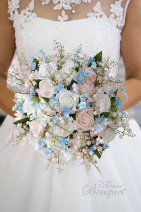Spring Wedding Flower Bouquets - Forget Me Not & Lily Of Valley