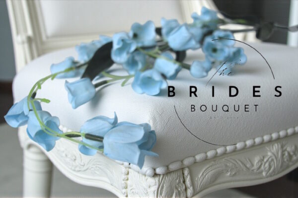 Trailing Flowers - Baby Blue Bells - Large Silk Trailing 100cm